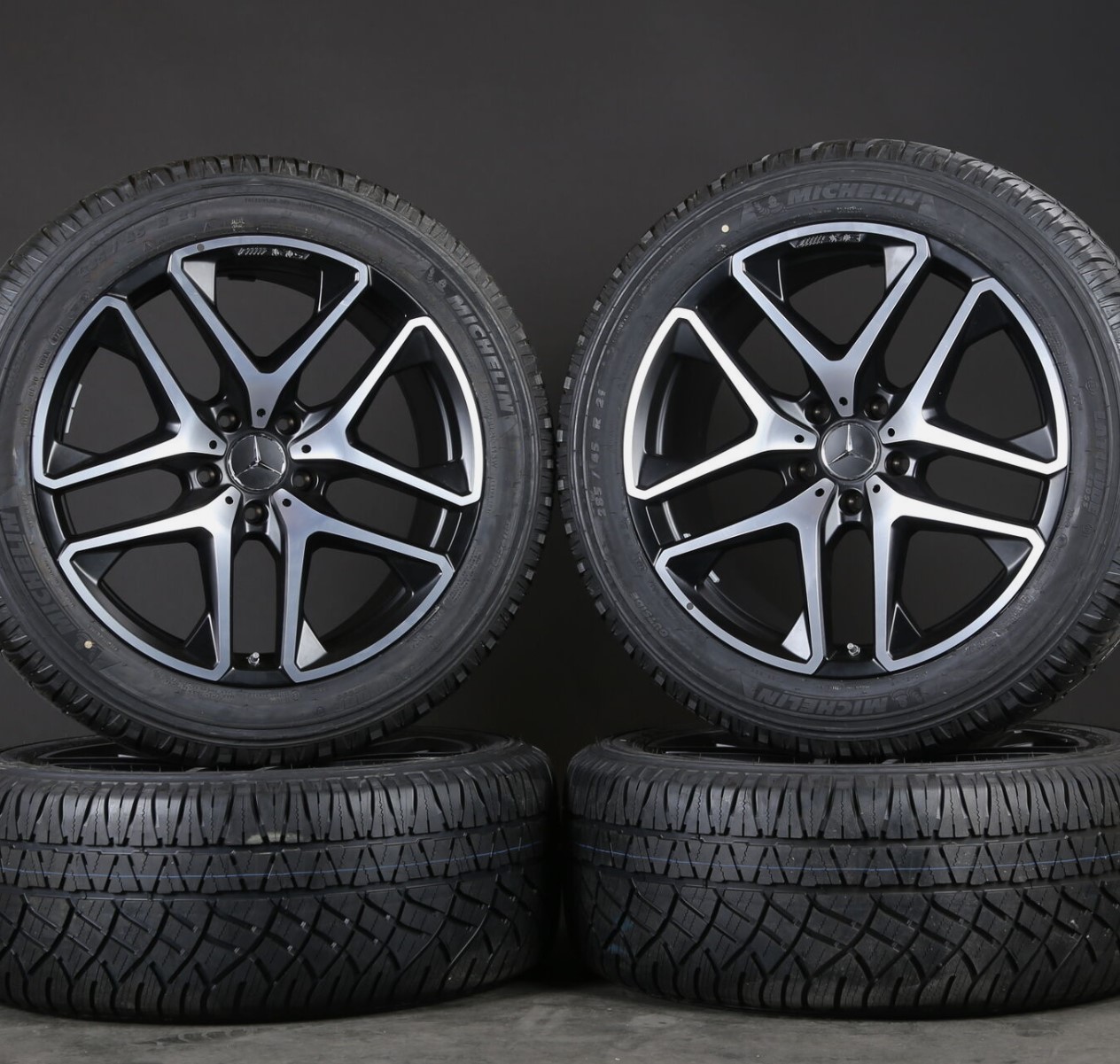 AMG 21 inch rim set G-Class W463A 5-double-spoke-wheel black - בוואריאן ...